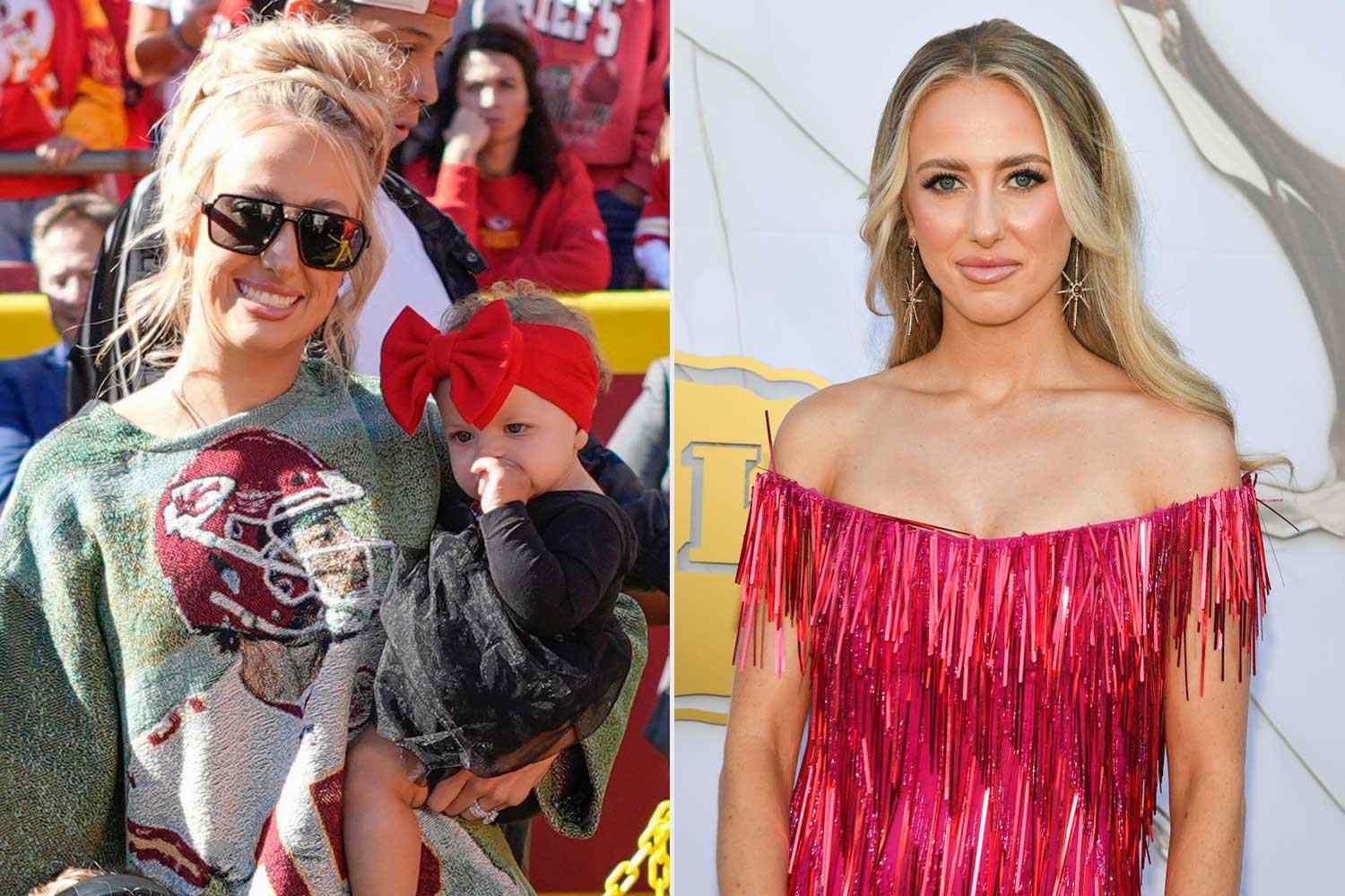 Brittany Mahomes Wears Enormous Image of Patrick Mahomes on Her Front ...