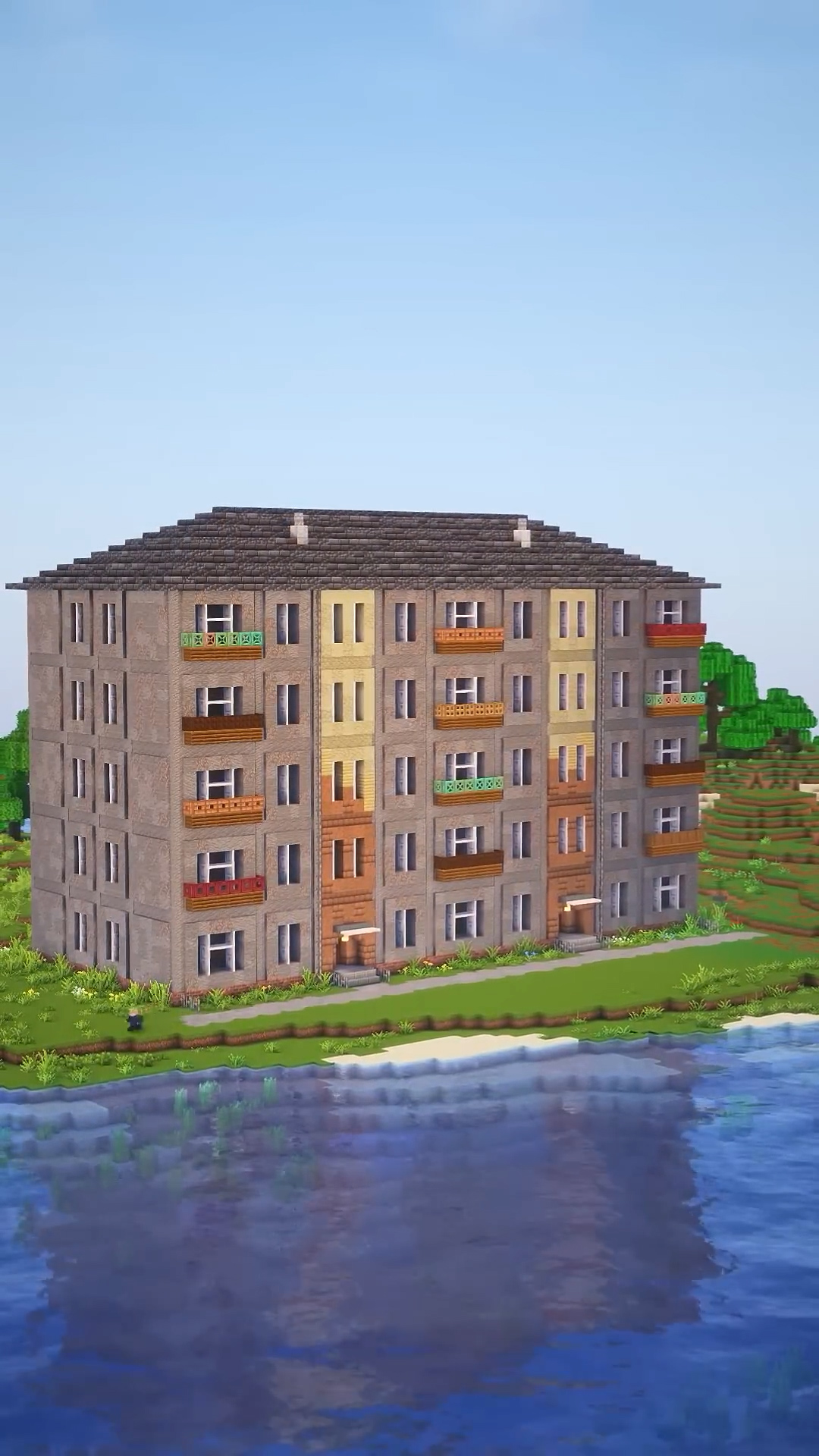 Minecraft Russian Apartment Block