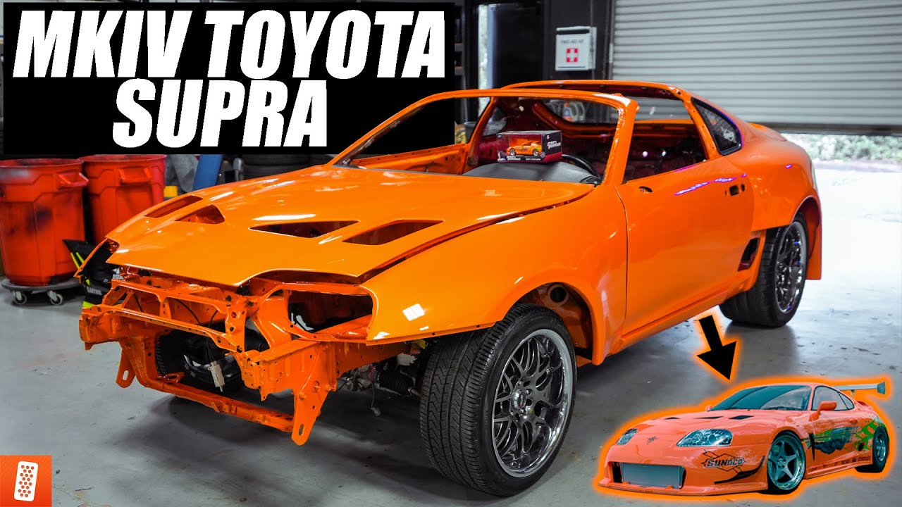 From boxes to build: Supra Turbo SEMA parts install