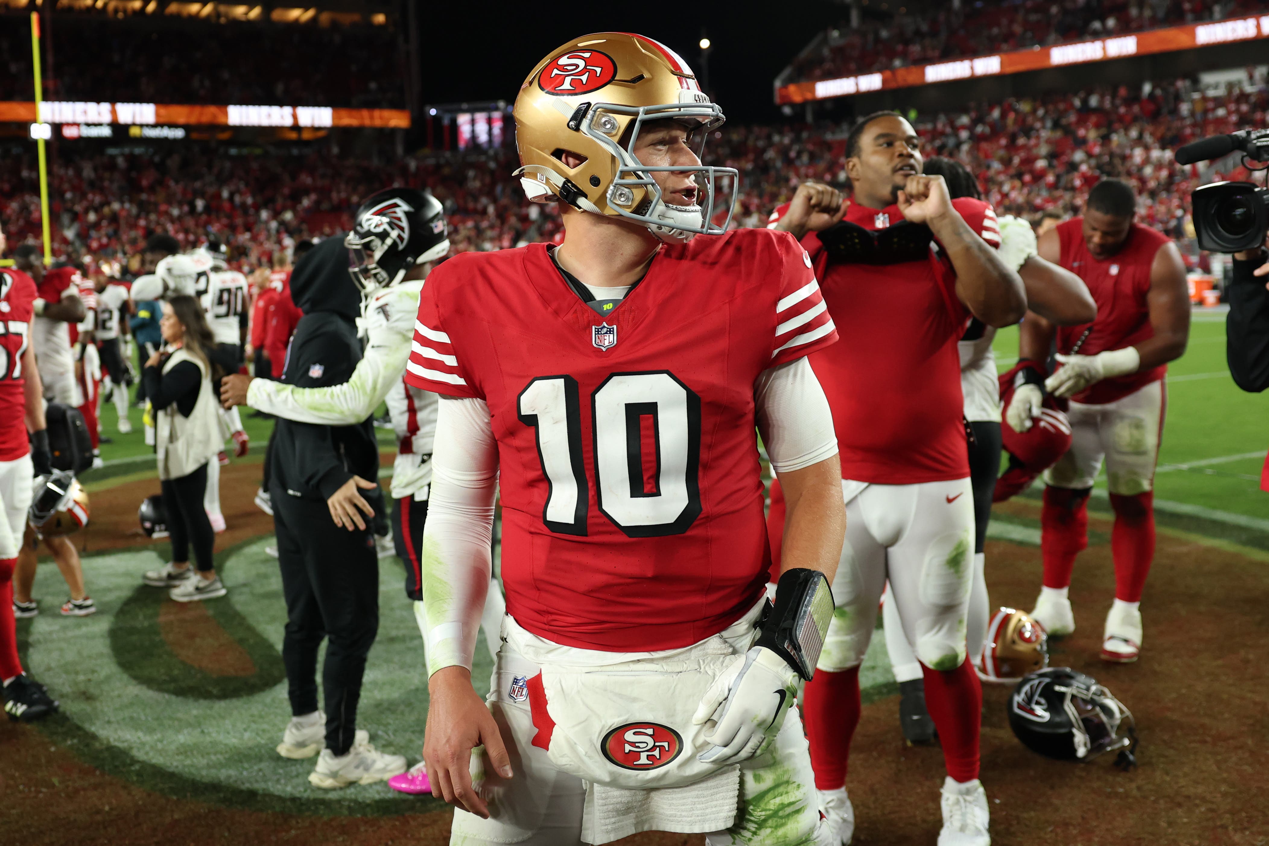 49ers’ Mac Jones earned an extra $400,000 after huge win over Falcons