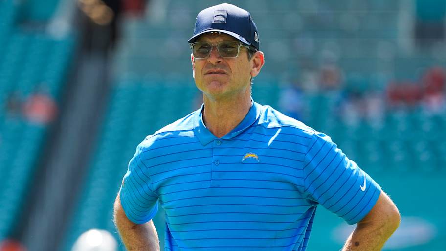 Jim Harbaugh can't read the room, offers baffling comments about ...