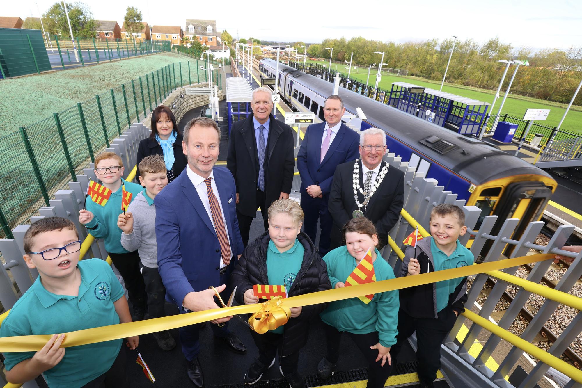 Blyth Bebside station opens on the Northumberland Line