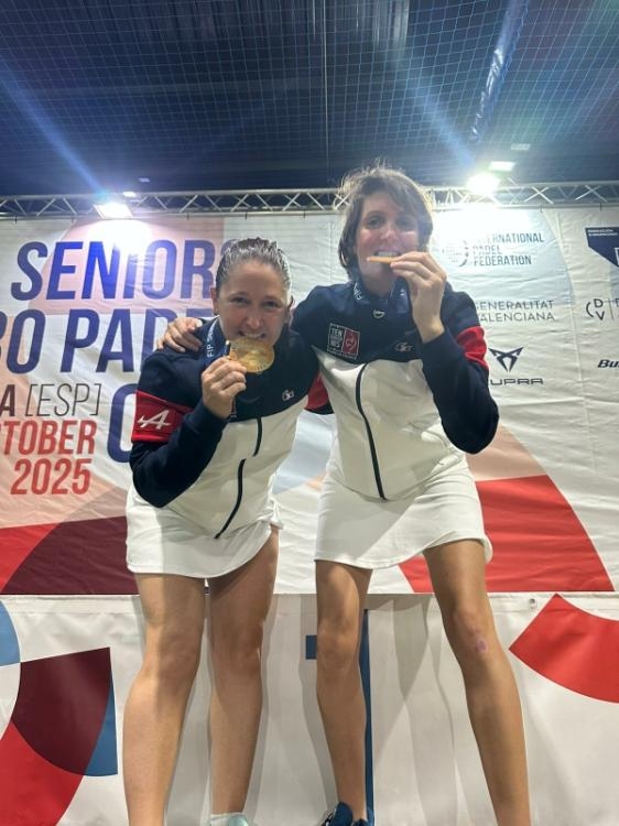 Marie Lefèvre, de Couëron, est championne d’Europe de padel