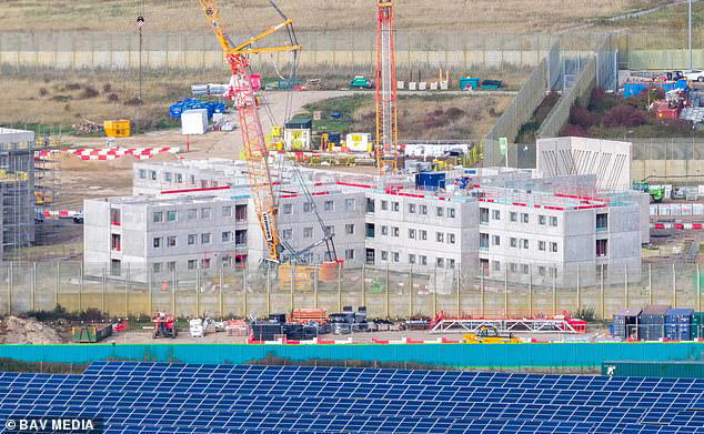 Pictured: £300m 'mega prison' project to create Britain's biggest jail