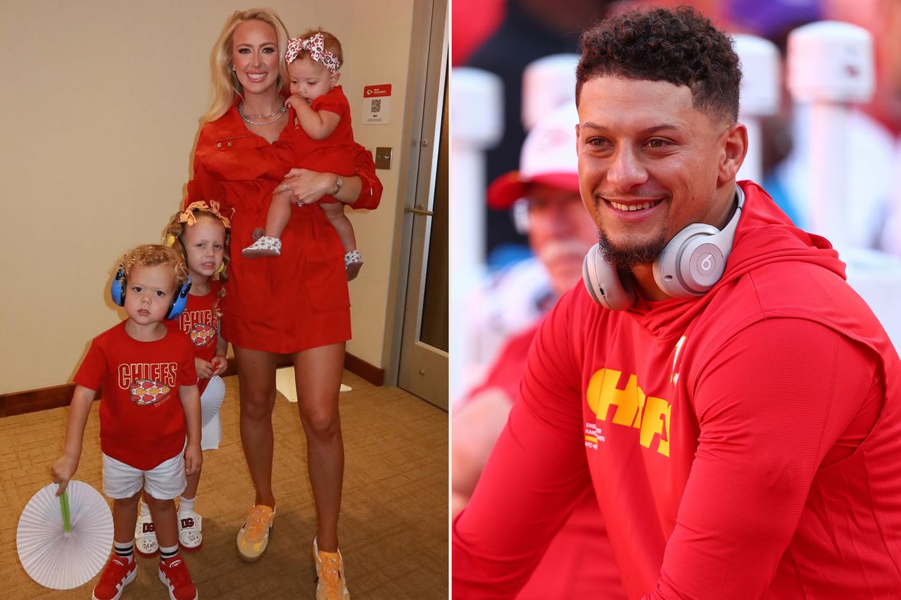 Brittany Mahomes Wears Enormous Image of Patrick Mahomes on Her Front ...