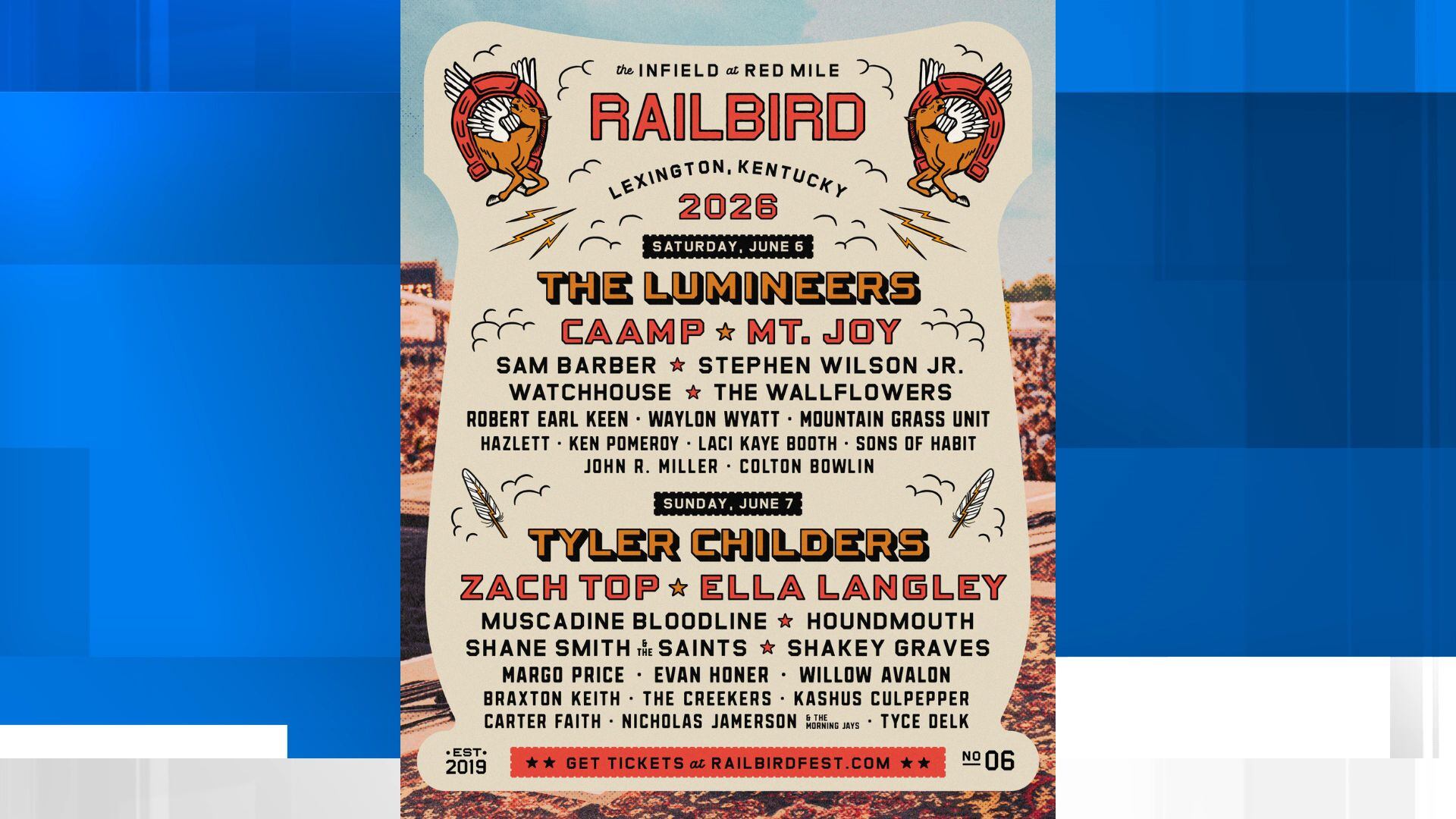 Lineup for Railbird Music Festival 2026 announced