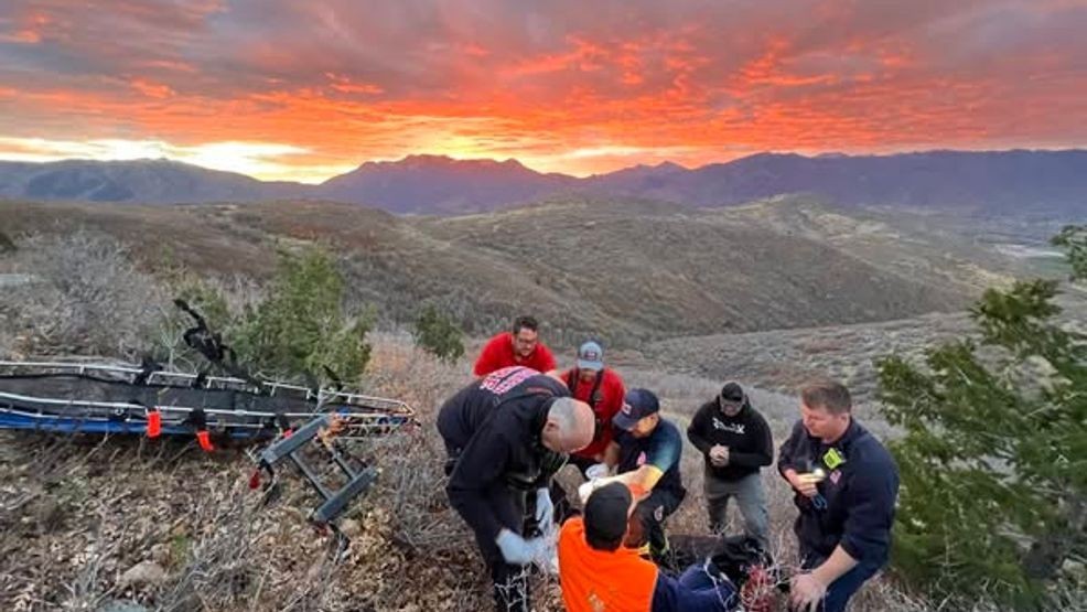 Injured hunter rescued from remote area near Heber City