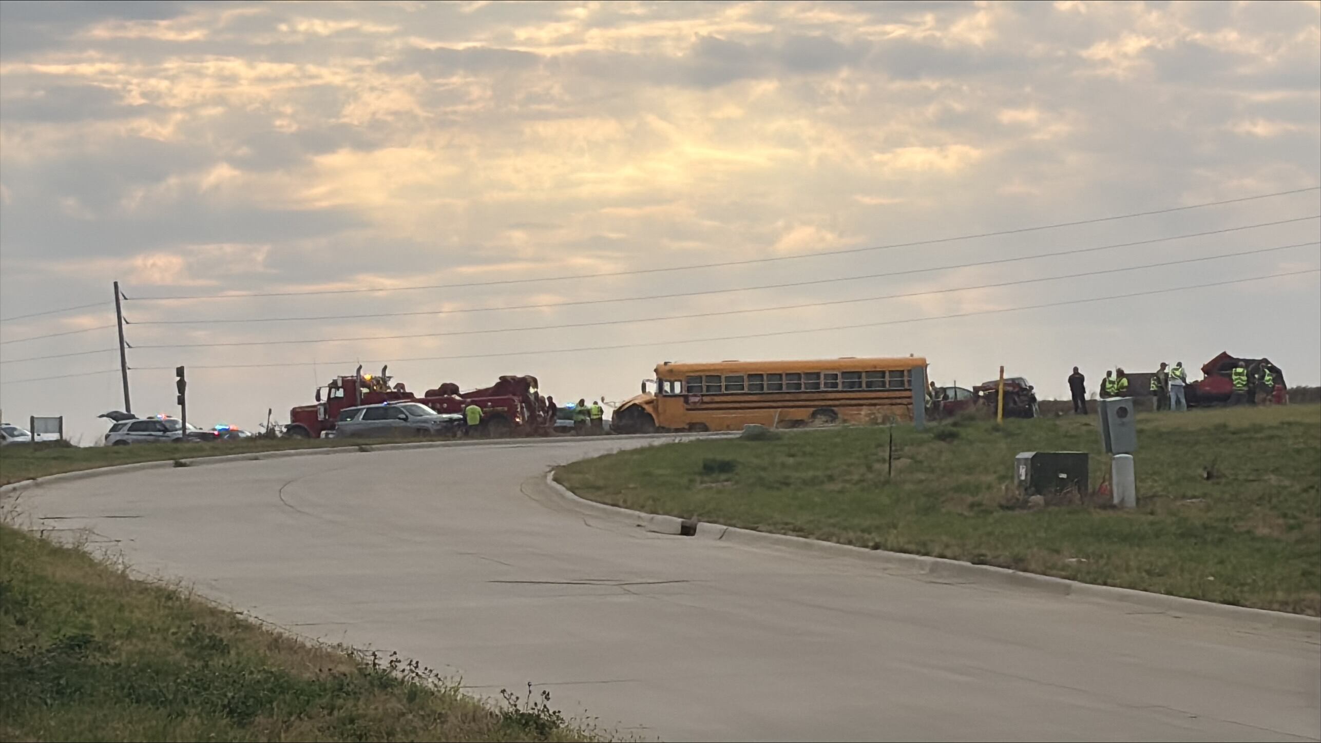 Woman killed in crash involving Iowa school bus identified