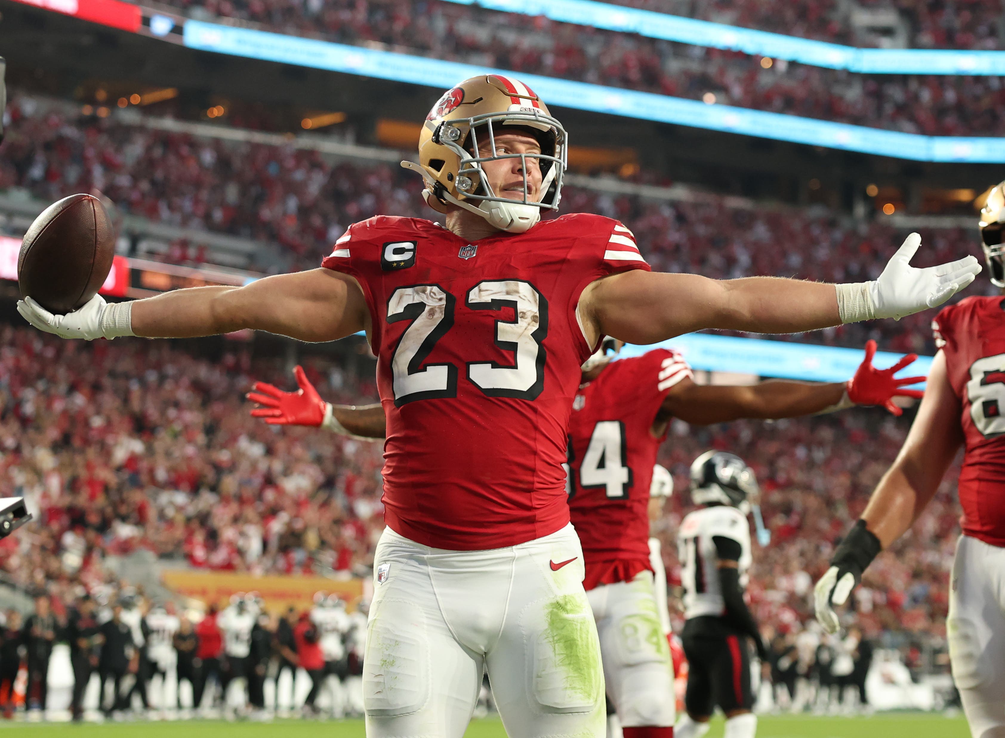 49ers RB Christian McCaffrey makes NFL history in win over Falcons
