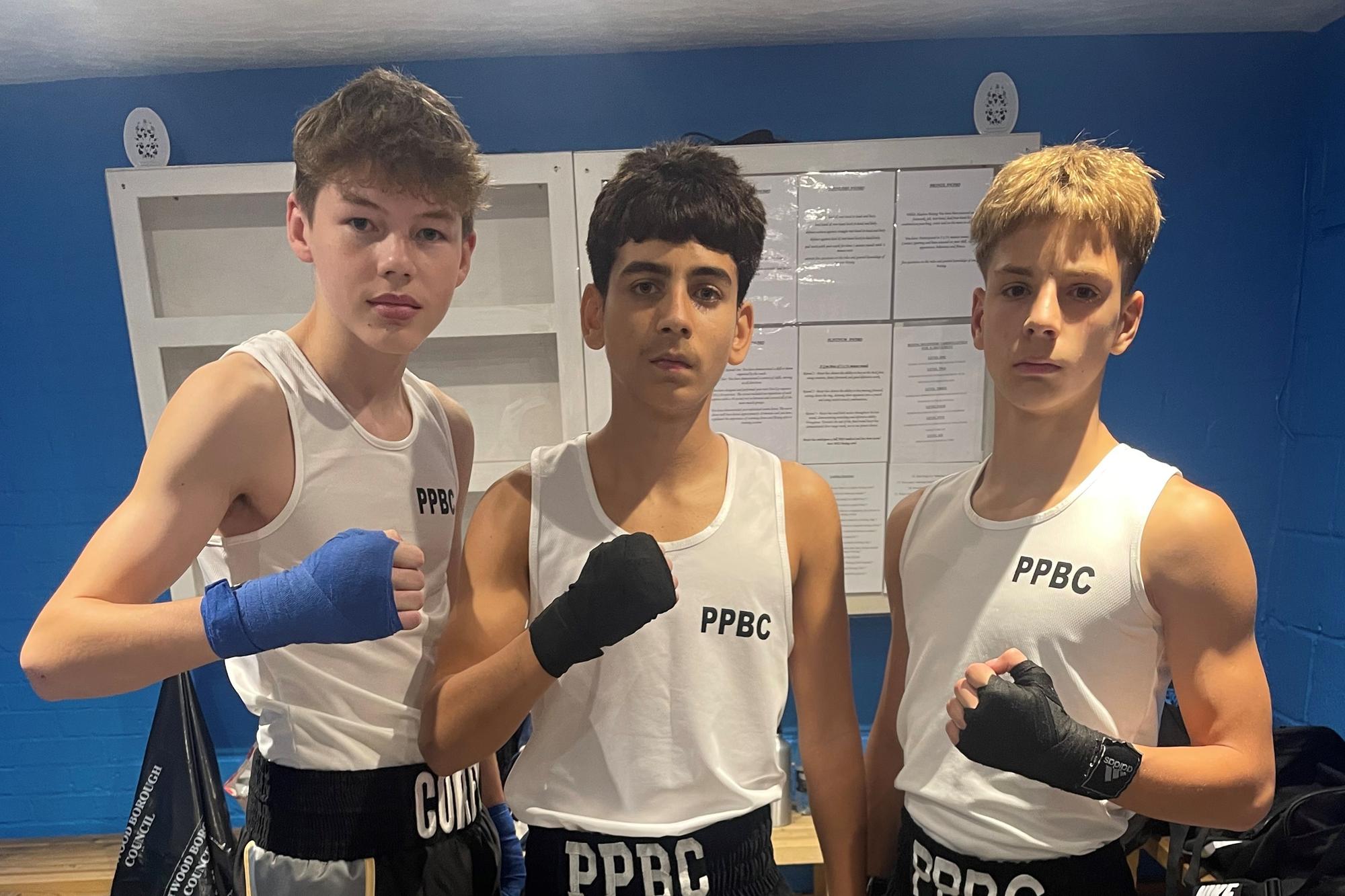 Peterborough Police Club boxers were in form at several different venues