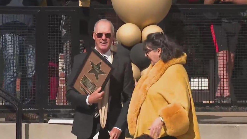 Michael Keaton attends inaugural Pittsburgh Walk of Fame induction