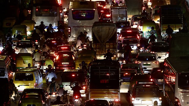 China's nightmare traffic jam