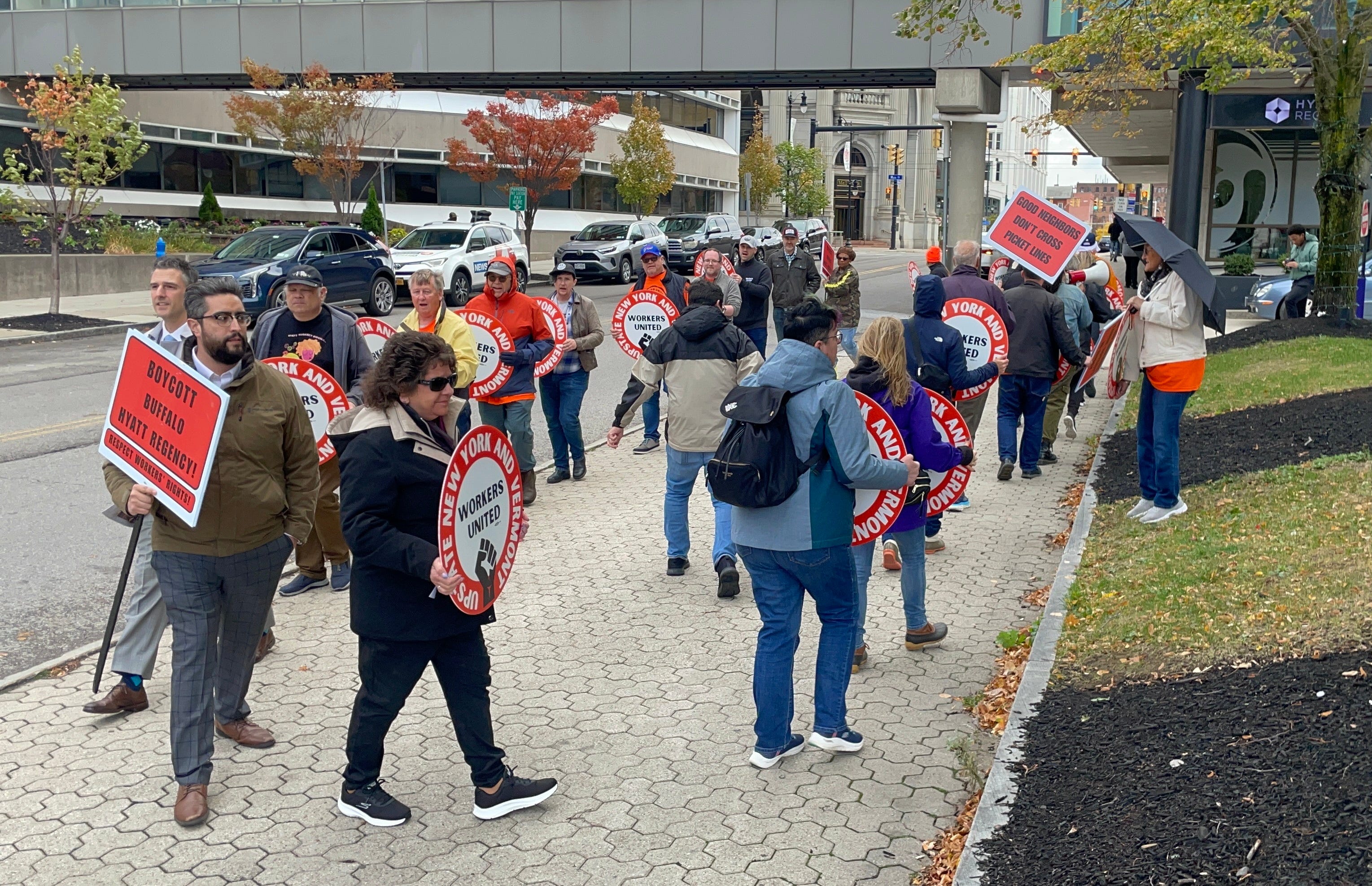 Hyatt Regency Workers United announces boycott of hotel in Downtown Buffalo