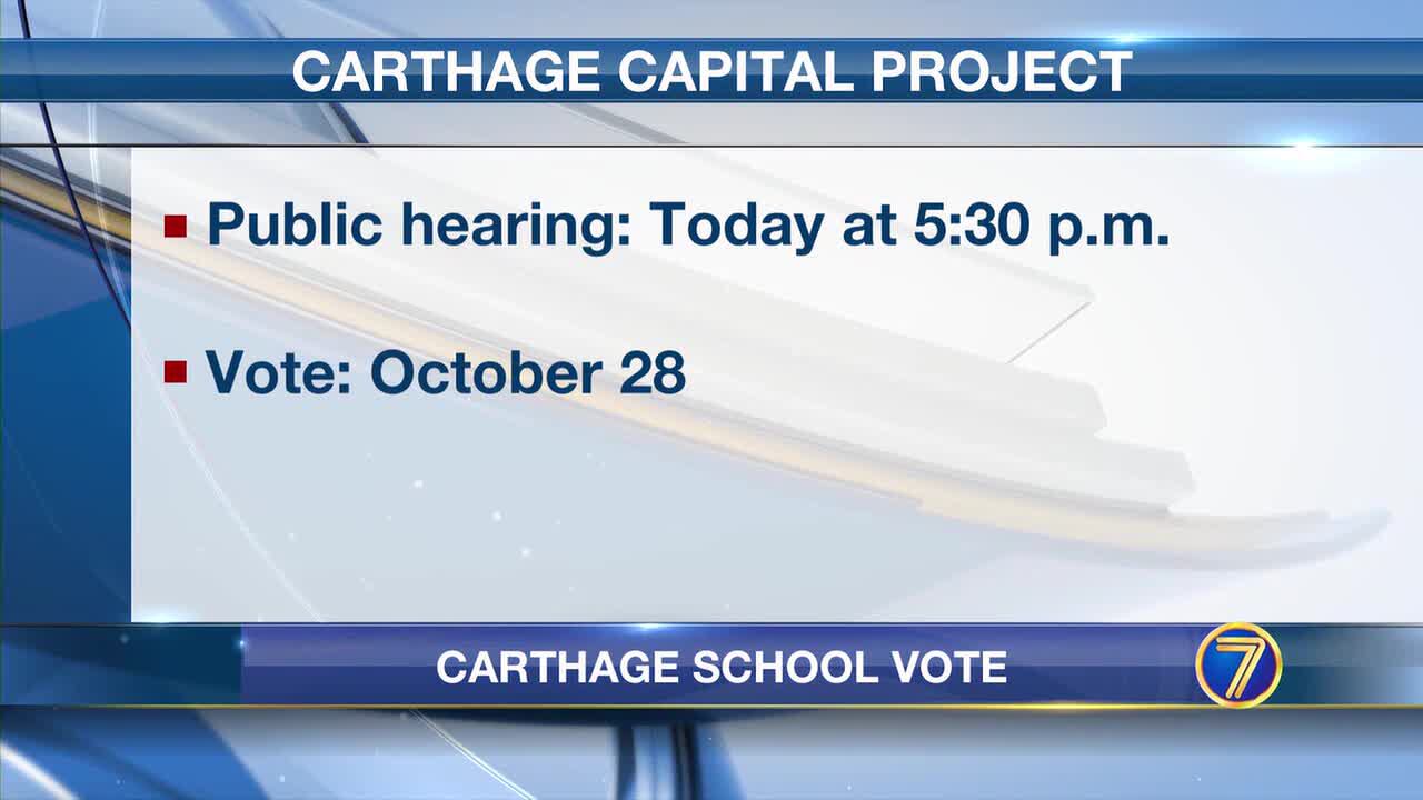 Carthage school superintendent discusses capital project vote