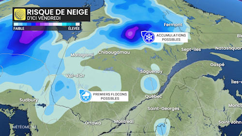 Première neige : le glas sonnera (enfin) pour ces secteurs du Québec