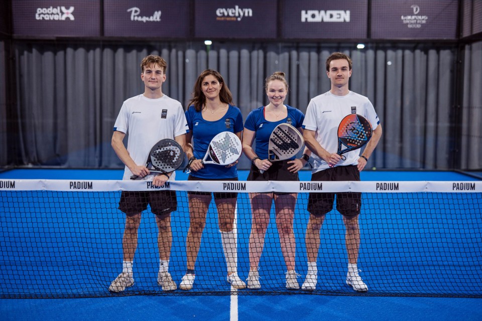 Padel Travel X and Oliver Wyman win at Evelyn Partners Padel Cup