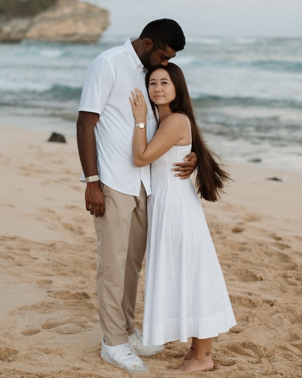 Sahith Theegala announces engagement to longtime girlfriend with romantic Hawaii photo shoot