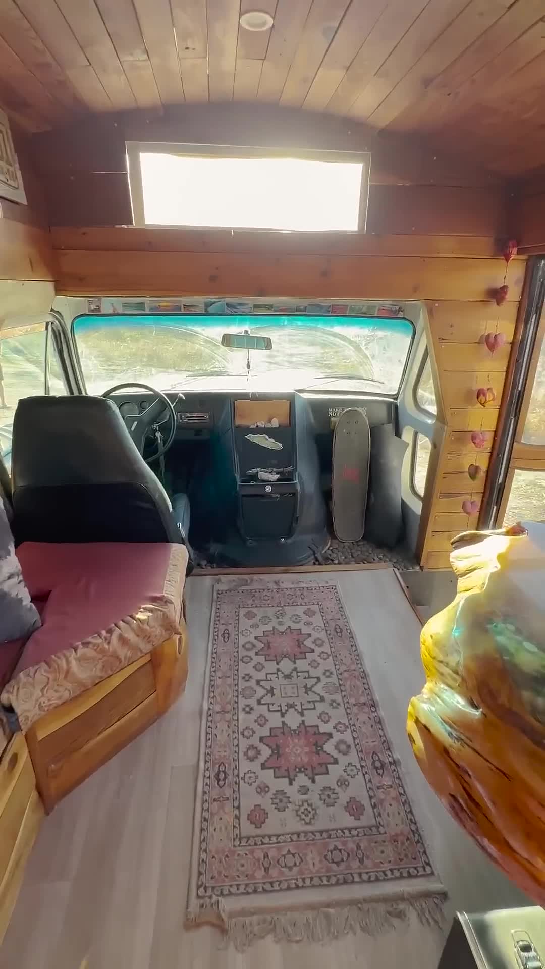 Explore my unique rustic short bus tour!