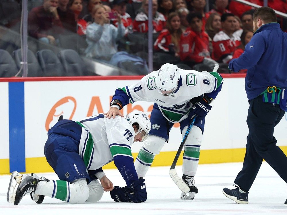 Canucks: Hard-luck Filip Chytil struck in face by slapshot at practice