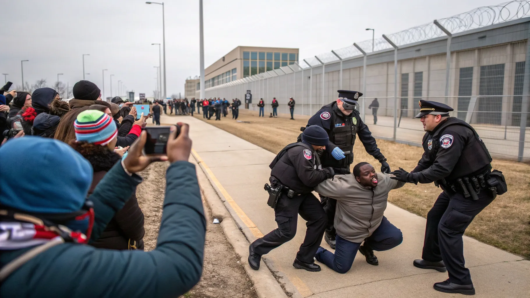 Clashes Erupt at Broadview ICE Protest