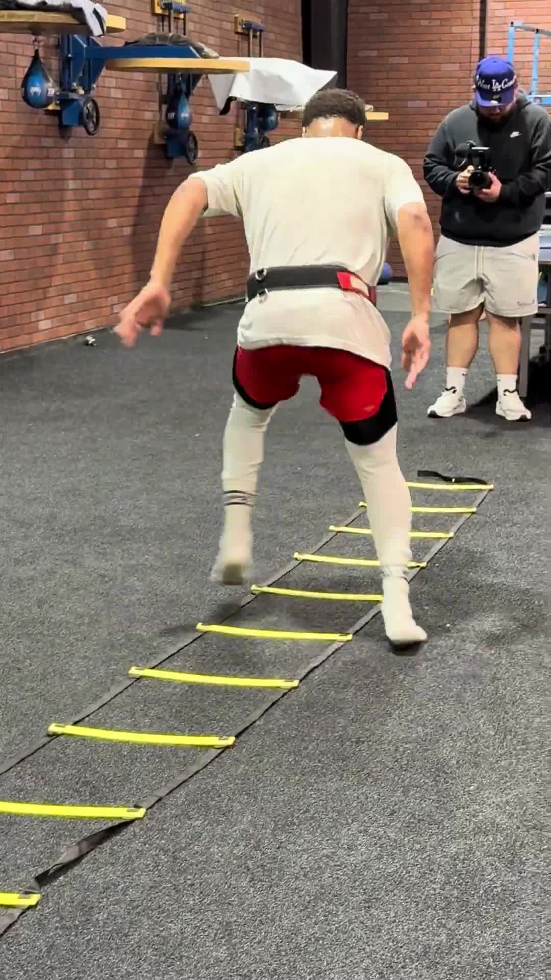 Devin Haney working speed and agility in preparation for Ryan Garcia ...