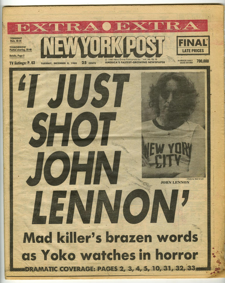 Beatles assassin Mark David Chapman killed John Lennon ‘to be a ...