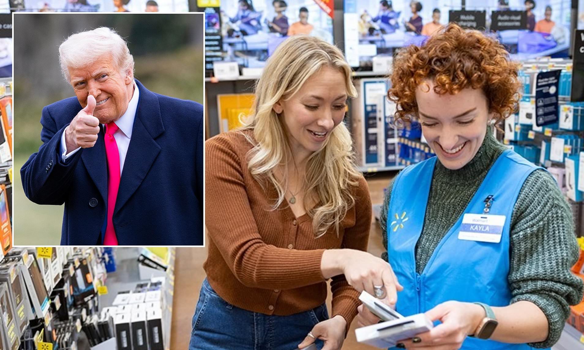 Walmart boss says Trump's tariff gamble is paying off... and soon all ...