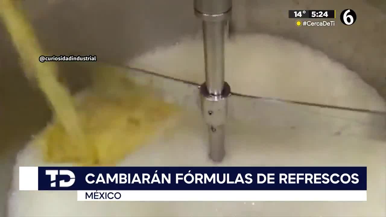 Empresas refresqueras acuerdan reformular las bebidas azucaradas en México