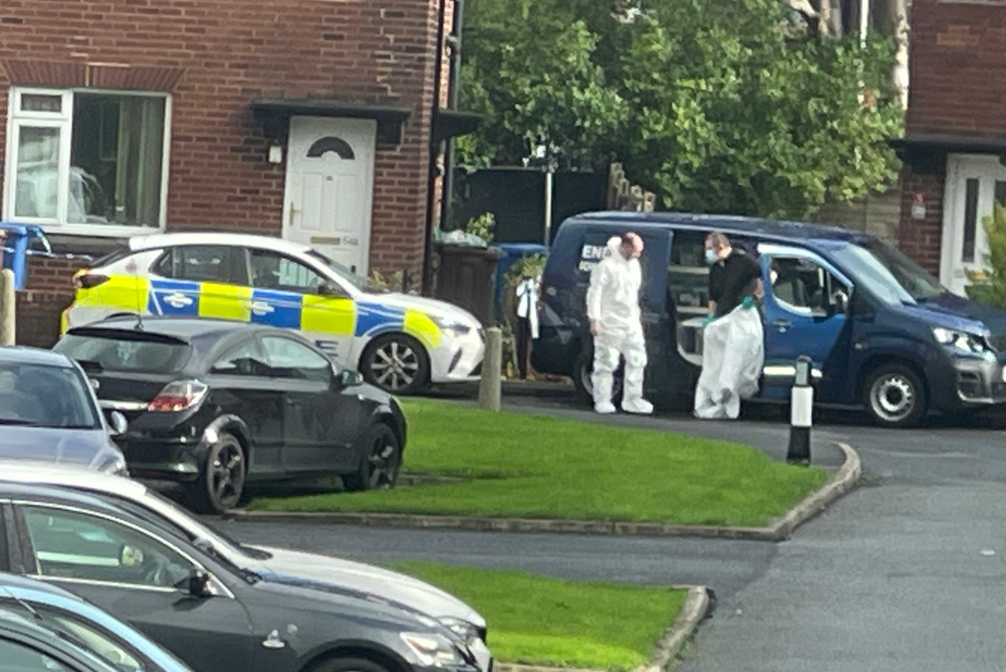 Police and CSI cordon off Chorley home after reported altercation ...