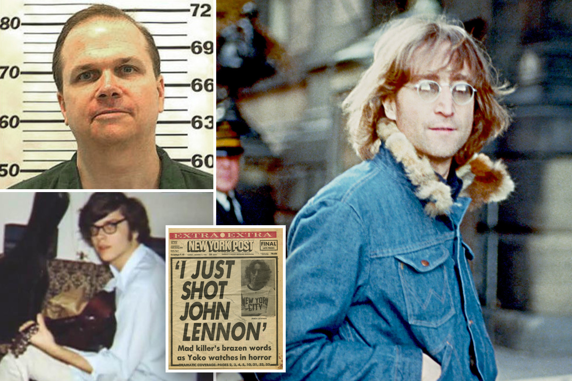 Beatles assassin Mark David Chapman killed John Lennon ‘to be a somebody’ but officials don’t ...