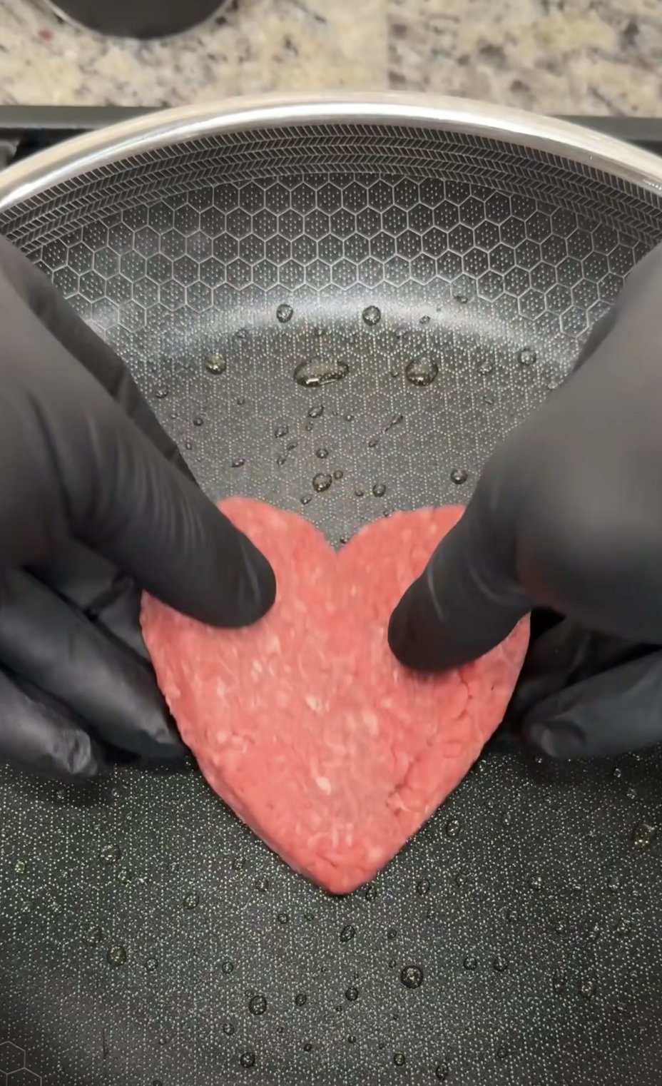 Heart Shaped Cheeseburger ️