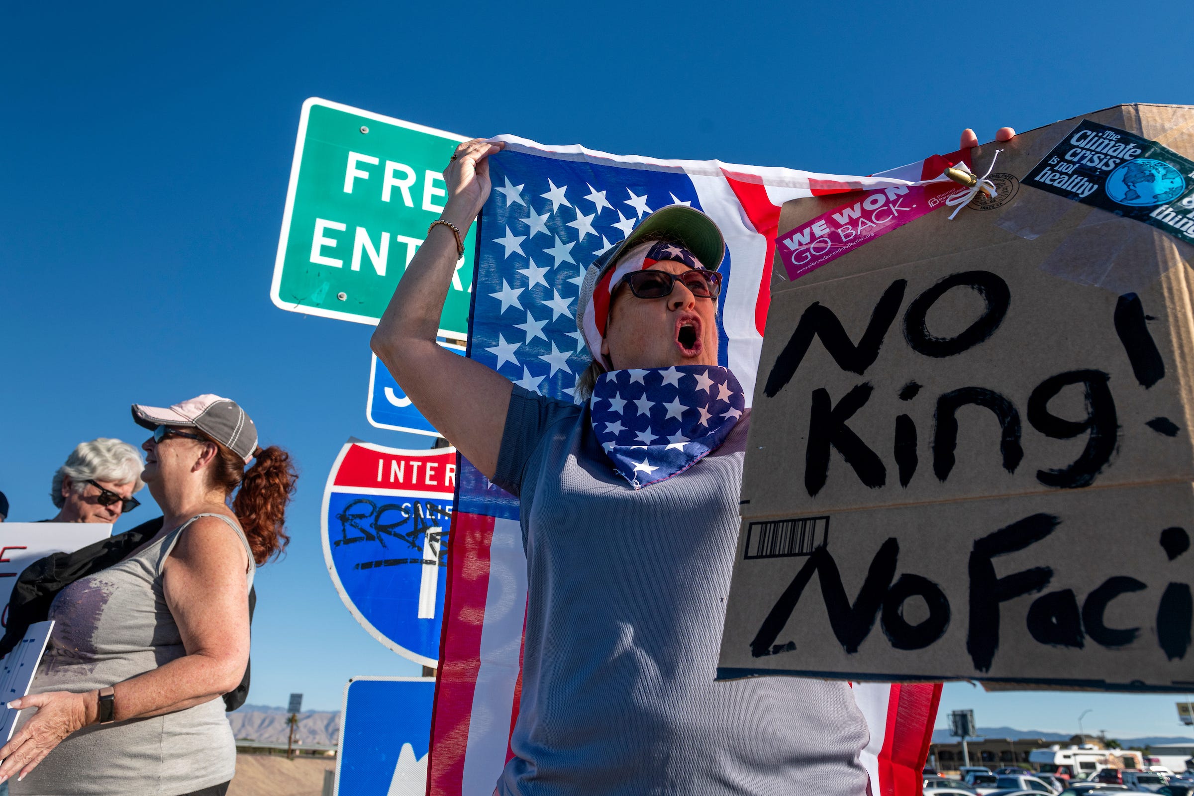 High Desert activists vow to protest every Sunday of 2026 on Bear ...