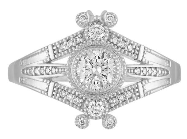 Rebecca Hook's New Yellow or White Gold Mickey Icon Ring Now Available