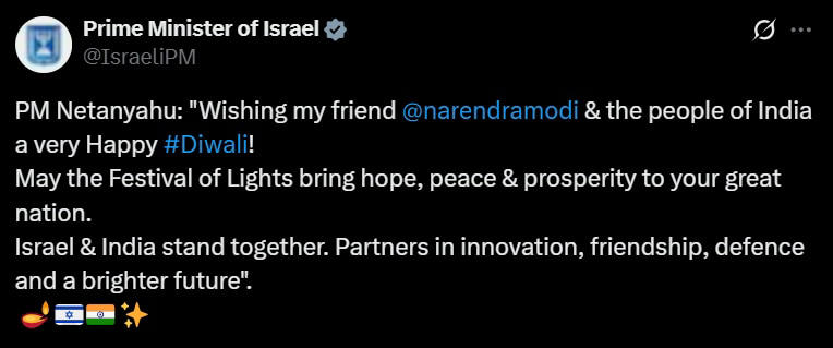Trump, Starmer, Netanyahu and other world leaders extend Diwali greetings