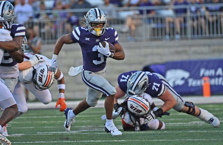 Kansas State running back Dylan Edwards will ‘probably' miss KU game ...