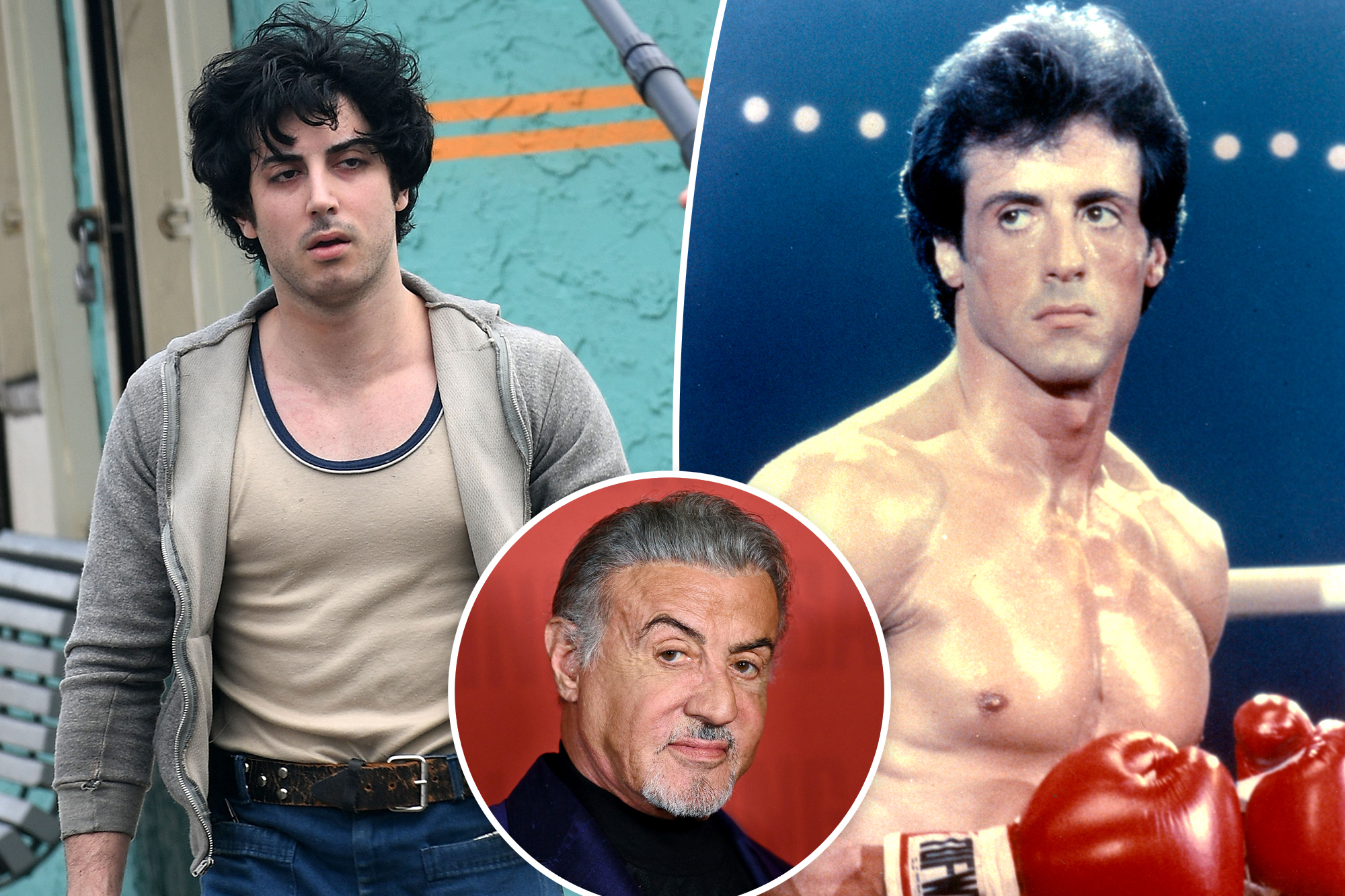Sylvester Stallone cheers on the lookalike actor playing him in new ...