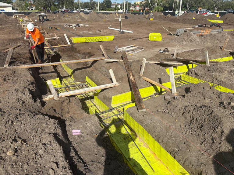 New Venice fire station construction progressing