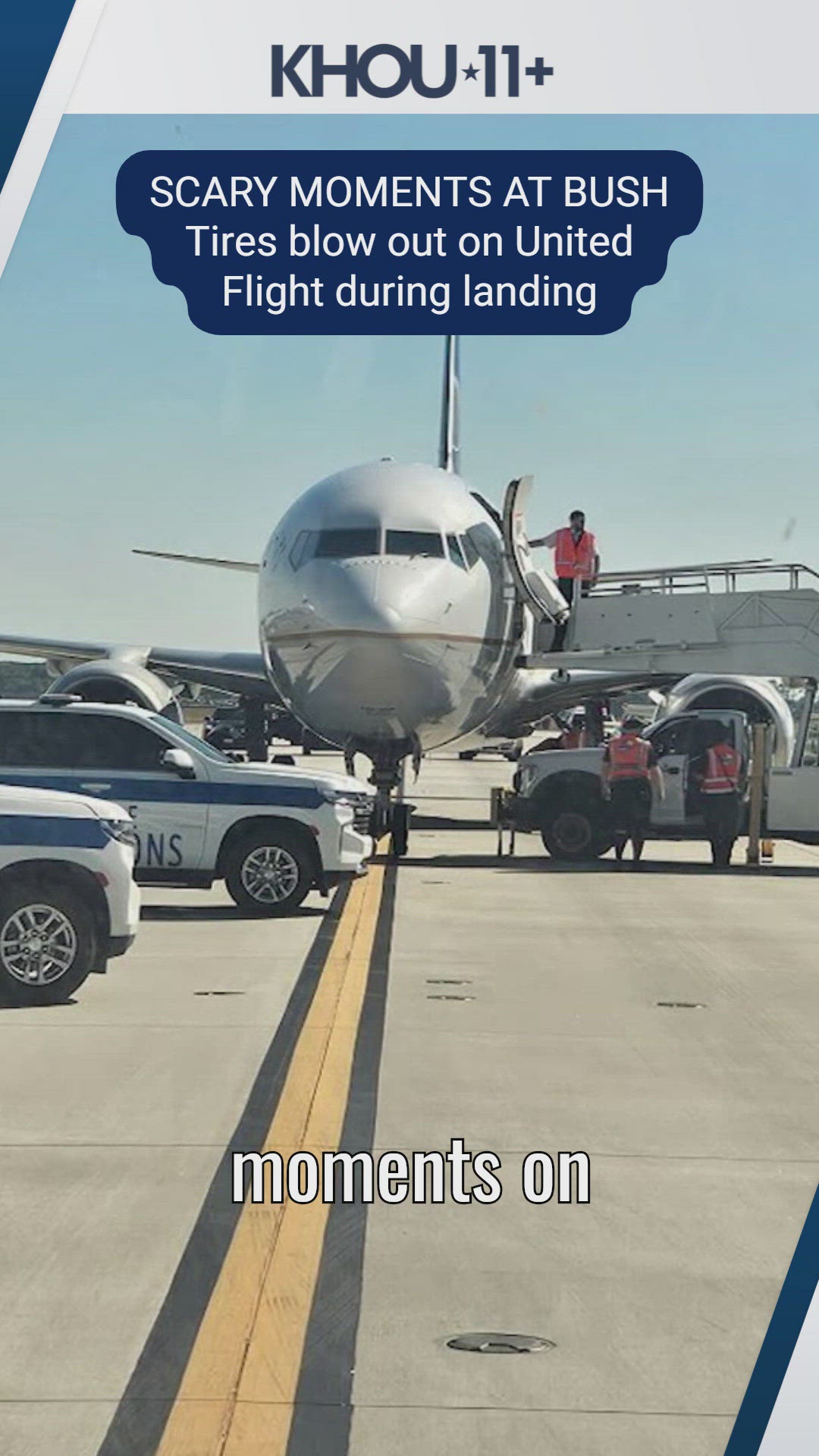 Scary moments for passengers during landing at Bush Airport