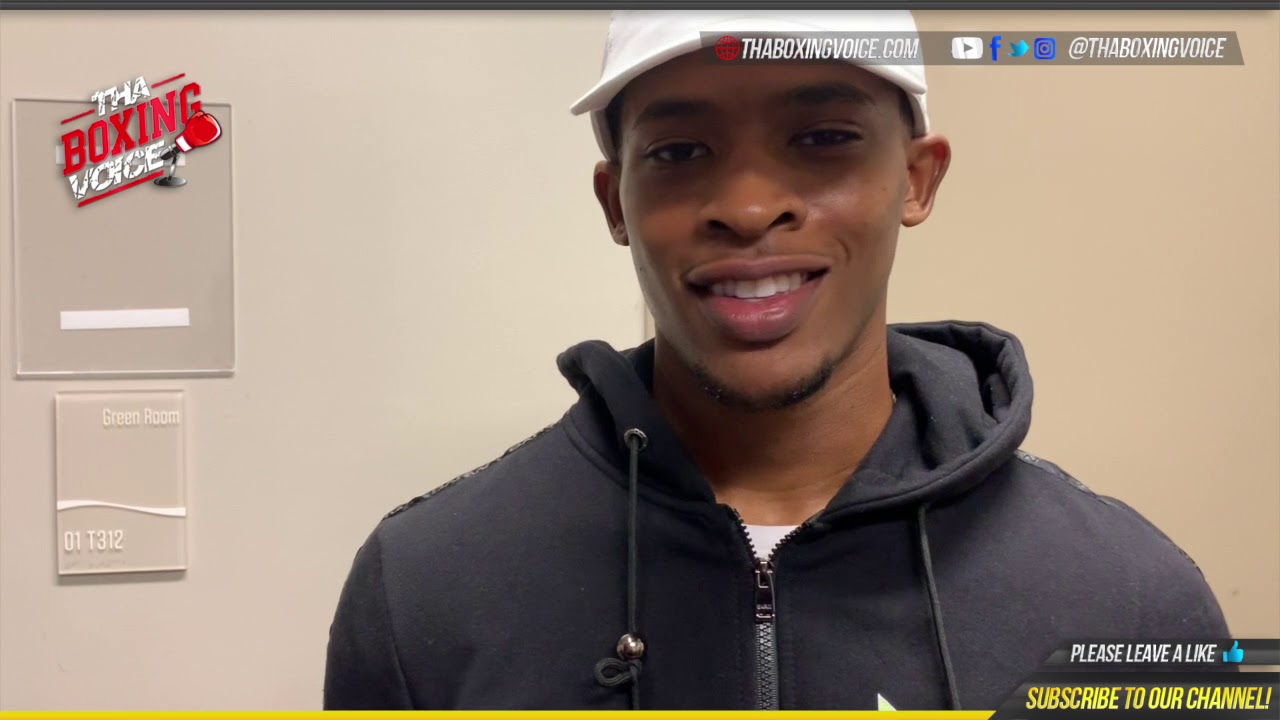 Lorenzo "Truck" Simpson; immediate reaction to stopping his opponent in ...