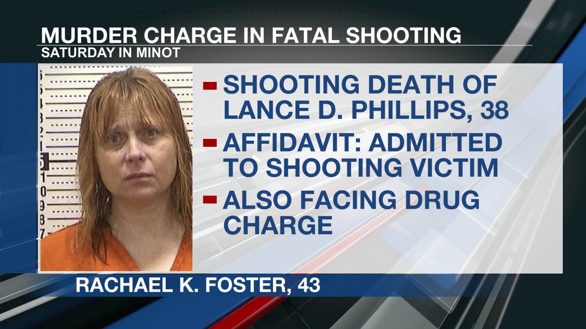 Minot woman charged with murder in fatal shooting held on $1 million bond