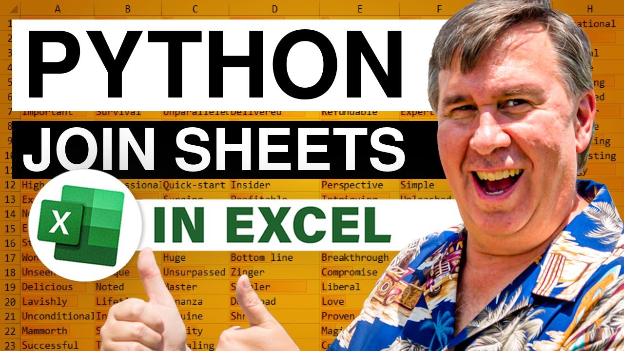 Excel Python Tutorial – Combine Multiple Worksheets into One Data Frame