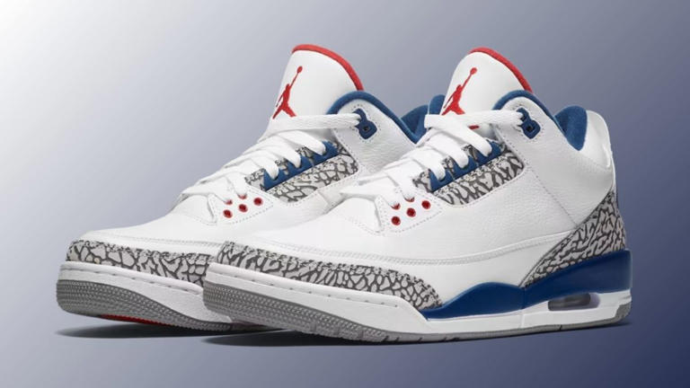 Air Jordan 3 'True Blue' drops right before a big holiday: Release date ...