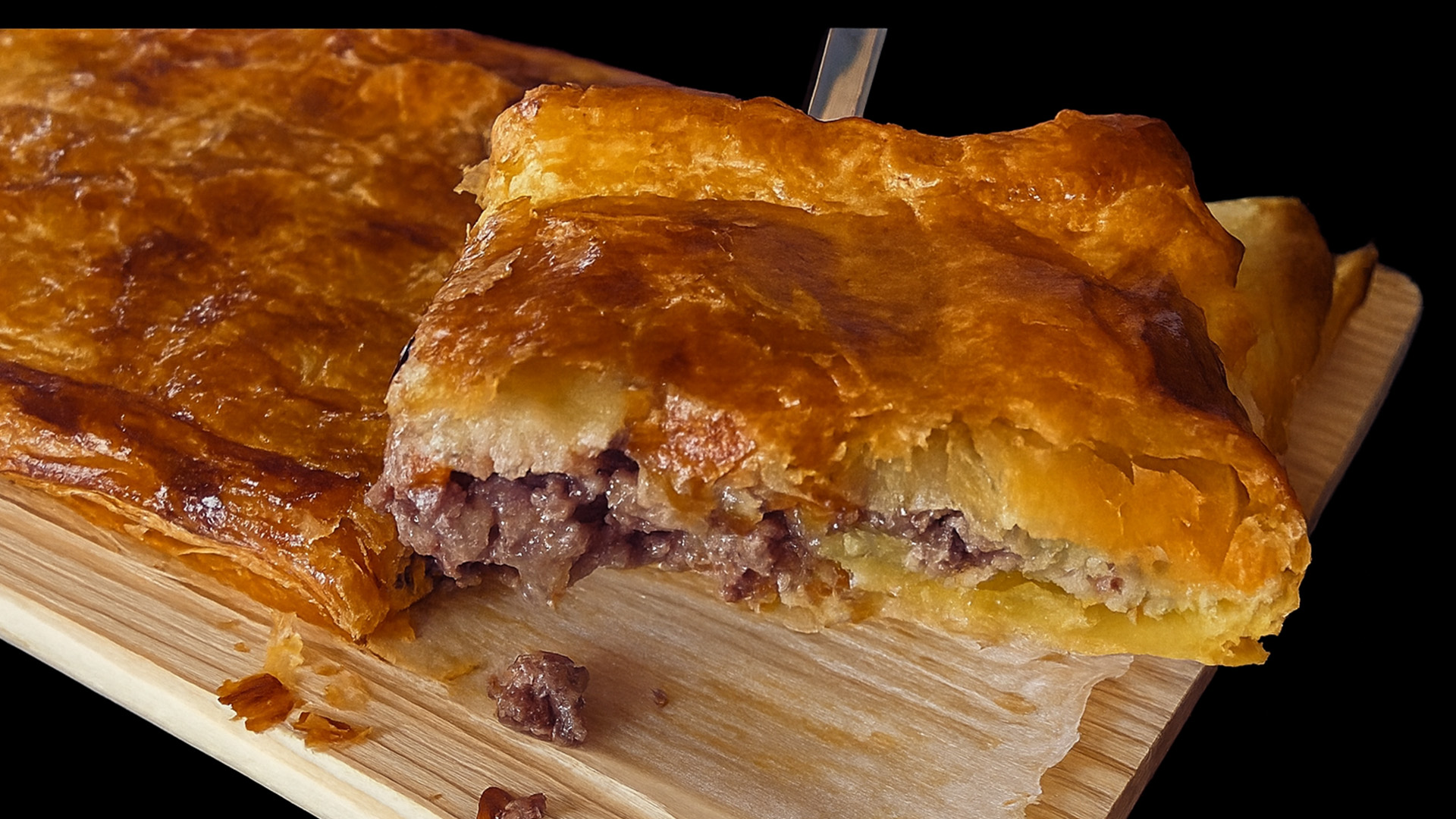 Mince & Onion Sheet Slice Pie Recipe