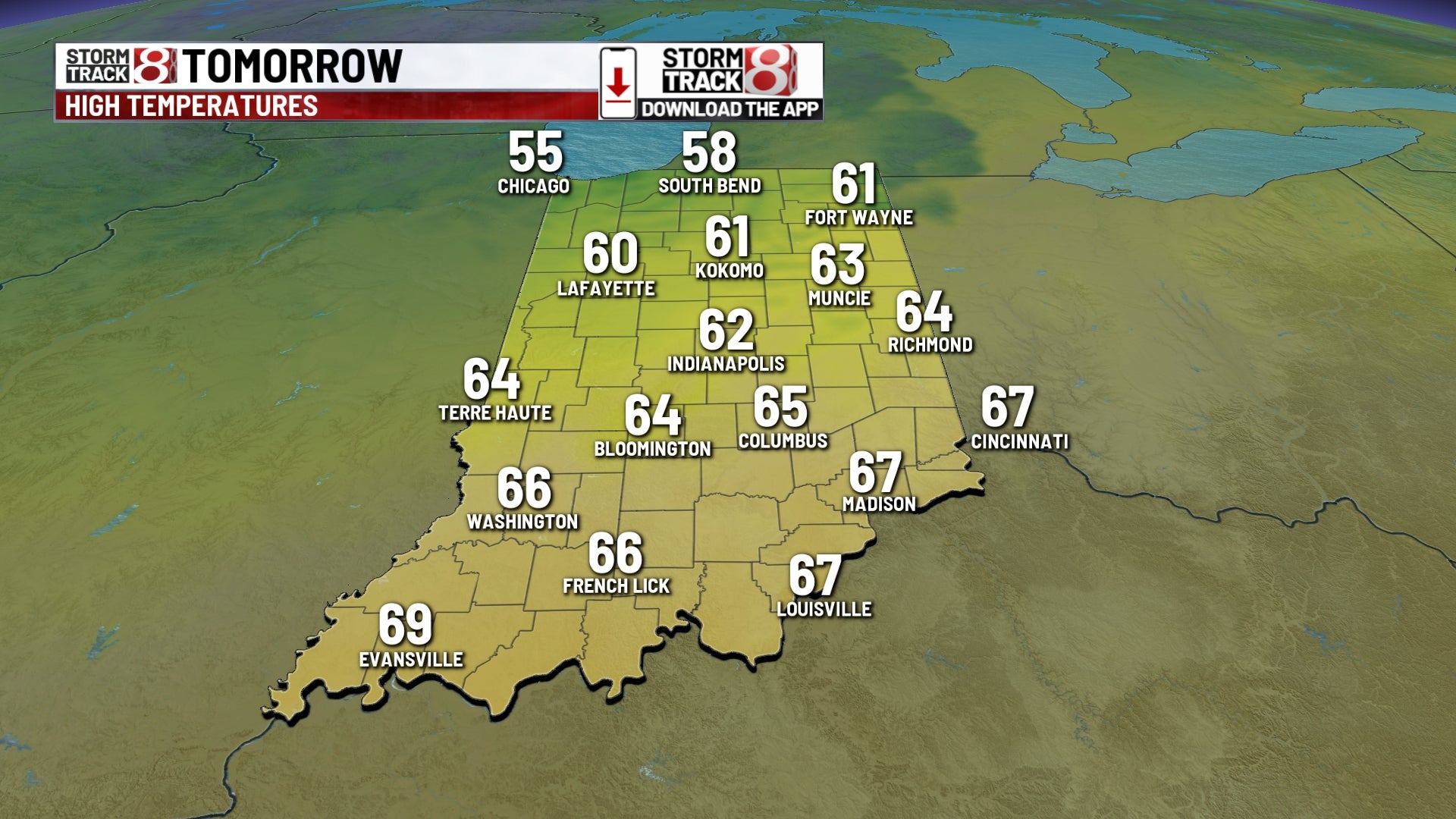 Chilly fall air this week with a couple of small rain chances | Oct. 20 ...