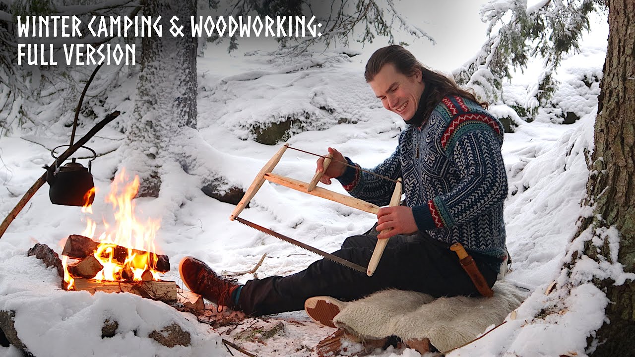 Building a Wooden Frame Saw from Scratch — Bushcraft Woodworking