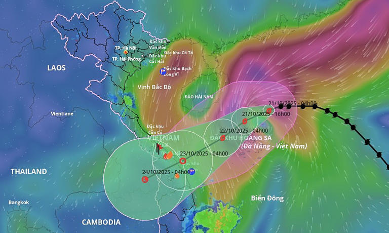 Central Vietnam braces for 900 mm of rain over 5 days as Storm Fengshen ...