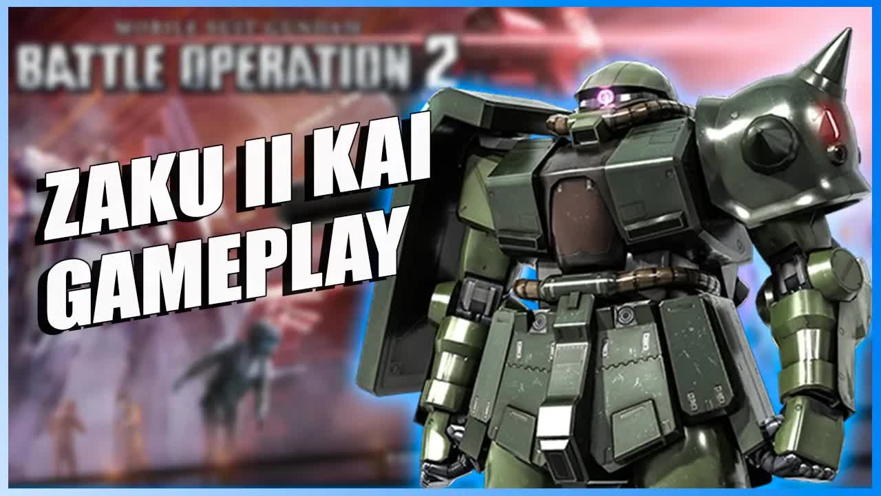 Zaku II Kai gameplay - Mobile Suit Gundam Battle Operation 2