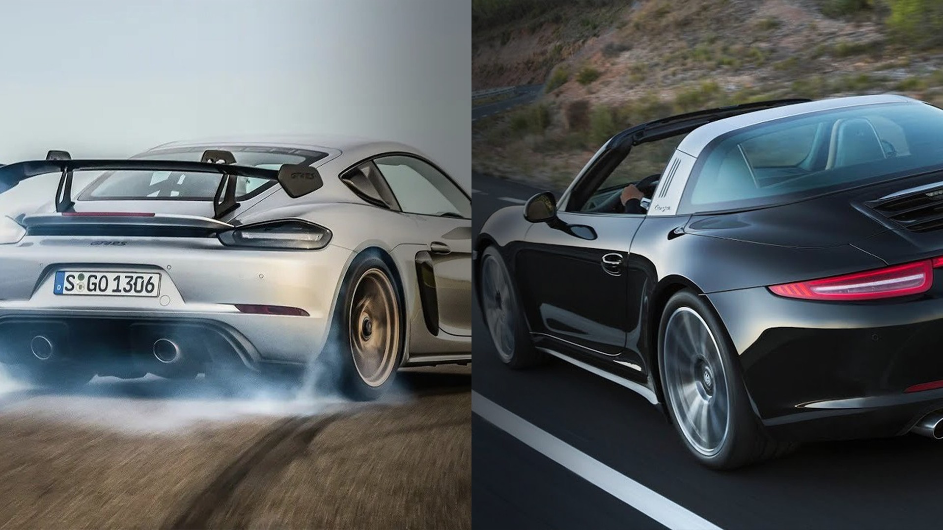 Porsche 718 Cayman GT4 RS vs Porsche 911 Targa 4S