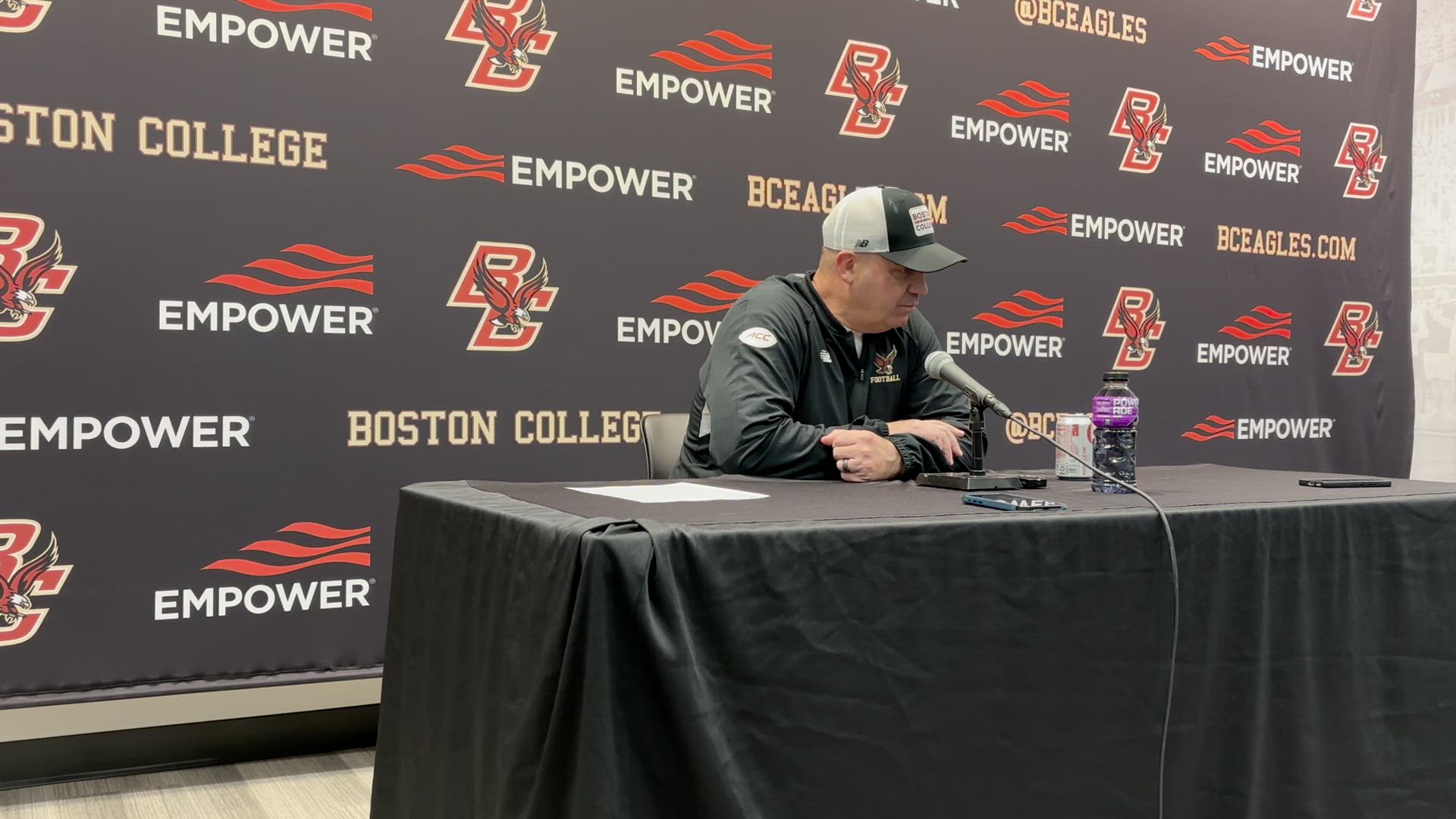 Boston College Football Head Coach Bill O'Brien On Helping Players ...