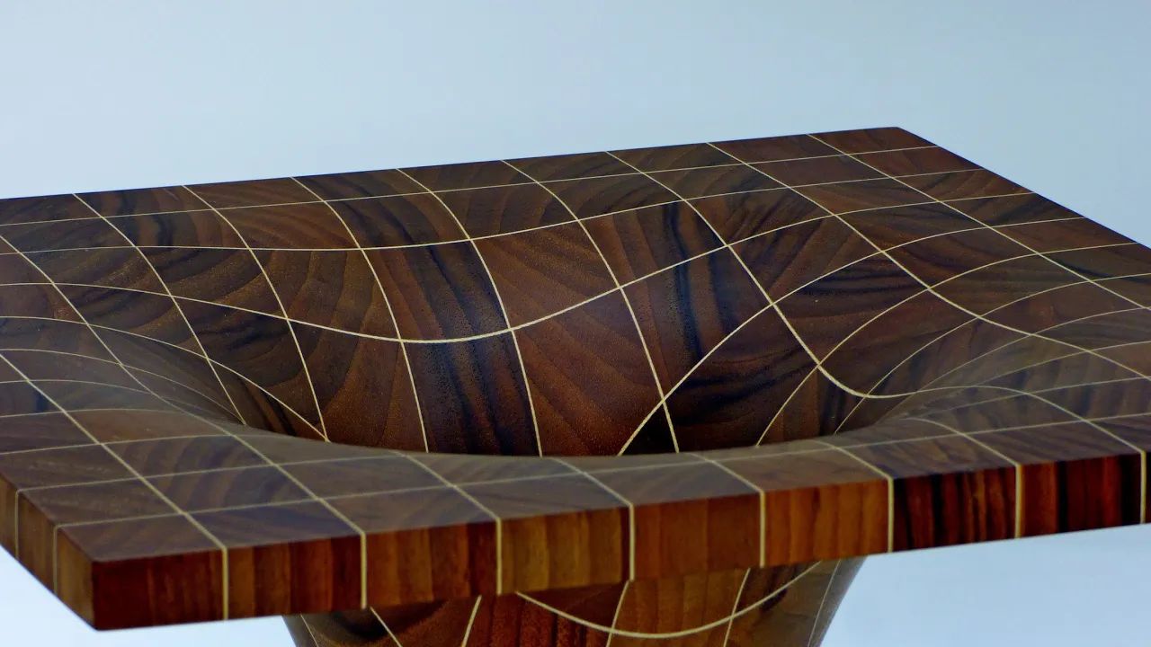 Bending Spacetime - Amazing Woodturning Creation